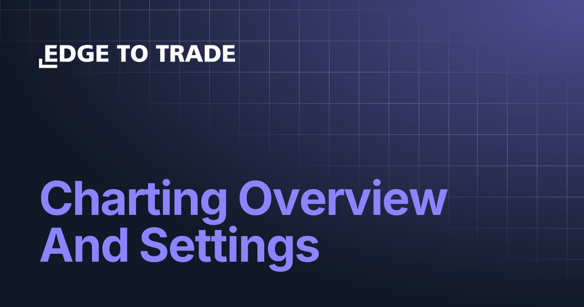 Charting Overview And Settings | Product Docs